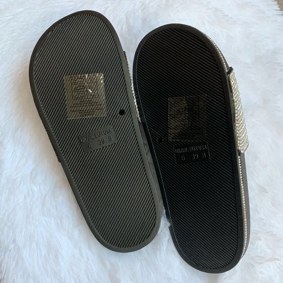 Primark | Shoes | Nwt Primark Rhinestone Jewel Slides | Poshmark